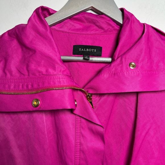 Talbots | Jackets & Coats | Talbots Magenta Pink Rain And Windbreaker ...